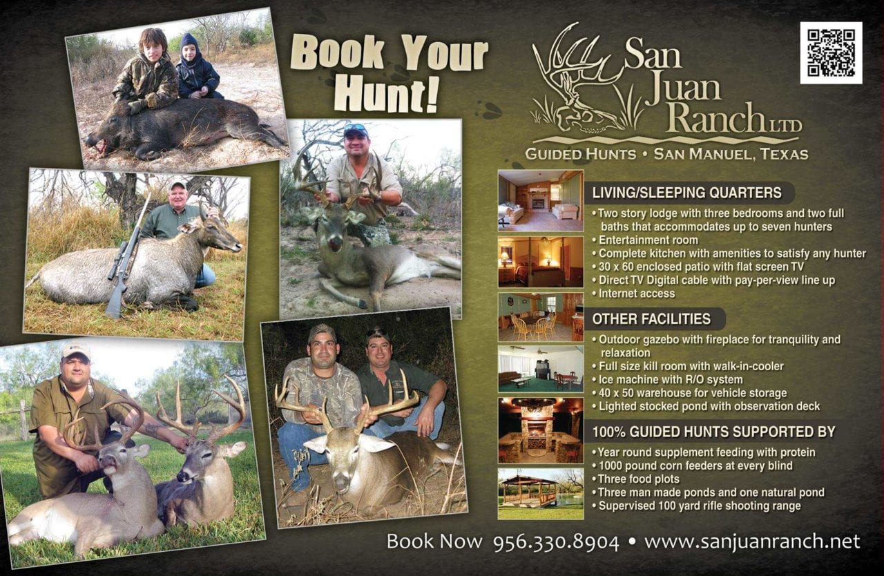 Guided Hunts at the San Juan Ranch in South Texas